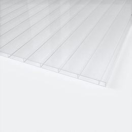 thyssenkrupp Plexiglas Alltop Stegplatten 16 mm transparent glatt, 1200 mm, 2500 mm