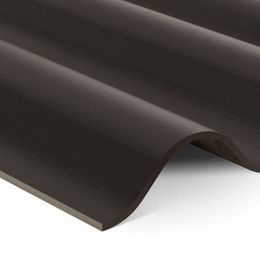 thyssenkrupp Swisspearl Sinus-Wellplatte 177/51 P5 Faserzement vorperforiert anthrazit, 1250 mm