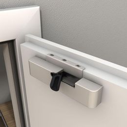 Kilsgaard Schlie&szlig;system Kinetix Kit-Holz Silber T&uuml;rschlie&szlig;er, DIN Links