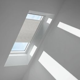 Velux Wabenplissee Lichtgrau 1172, MK12, GGU,Manuell,Velux,wei&szlig;e Schiene