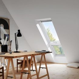 Velux Zusatzelement Dachschr&auml;ge GIL 2084 ENERGIE Holz Wei&szlig; lackiert, 94x92 cm (PK34)