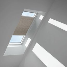 Velux Wabenplissee Cremegrau 1171, Y47, Aluminiumschiene,GGU,Manuell,Velux