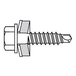 Luxmetall 100 Holz-Bohrschrauben Edelstahl 4,8x35 mm, unbehandelt