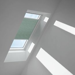 Velux Wabenplissee Blassgr&uuml;n 1168, FK06, Aluminiumschiene,Elektro,GGU,Velux