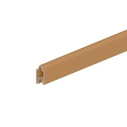 TraumGarten Sichtschutzzaun SYSTEM Startprofil unten / Design-Profil ALU L&auml;rche, 238 cm