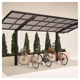 XIMAX Aluminium Carport Portoforte Mini Schwarz Unterstand, 2538x2010 mm