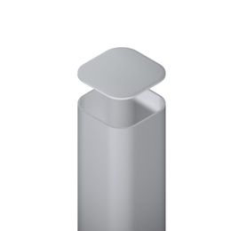 TraumGarten Metallpfosten Silber Aufschrauben, 195 cm
