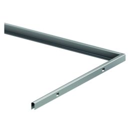 Aco Therm Aufsteckzarge Edelstahl, 80x60 cm