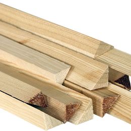 ClayTec Dreieckleisten, 12 Leisten-Bund, L&auml;rche, 1 Bund