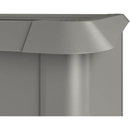 BioHort Schneckenschutz f&uuml;r HochBeet quarzgrau-metallic, 2x2 (201x201 cm)