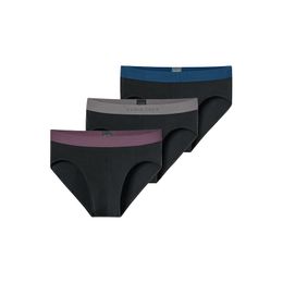 Schiesser Damen Rioslip &raquo;95/5 Multipacks&laquo; 3er Pack, mit sportlichem Logo-Webgummibund 9