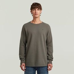 G-Star Raw G-Star Herren G-STAR Sweater &raquo;Jirgi&laquo;, mit Label-Detail auf der Brust grau M