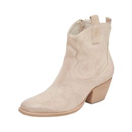 Dolce Vita Damen Bikerboots &raquo; Stiefelette Veloursleder&laquo; beige 40