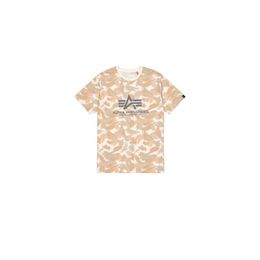 Alpha Industries Herren T-Shirt &raquo;Basic T-Shirt BL Camo&laquo; beige XL