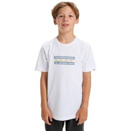 Quiksilver Jungen T-Shirt &raquo;Ev Comp Check&laquo; wei&szlig; 12(148-156cm)