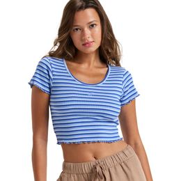 Roxy Damen Shirttop &raquo;Mini Stripe&laquo; blau XL