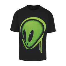 MisterTee Herren MisterTee T-Shirt &raquo;MisterTee Dripping Alien Head Oversize Tee&laquo; 1 XXL