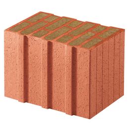 Wienerberger Poroton Planziegel T7 Ziegelstein Mineralwolle, 42,5 cm, 40 St&uuml;ck
