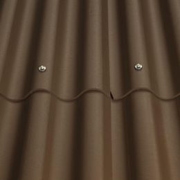 ETERNIT Wellplatten 177/51 Profil 5 Faserzement dunkelbraun, 1250 mm