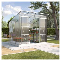 Vitavia Gew&auml;chshaus Freya Tomatenhaus Silber, 292x258x225 cm (LxBxH)