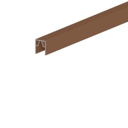 TraumGarten Sichtschutzzaun SYSTEM Endprofil Abschlussprofil oben Bambus, 232 cm