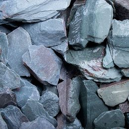 GSH Schiefersplitt Canadian Slate Gr&uuml;n, 20 kg (Sack), 30-60 mm, 1 Pack