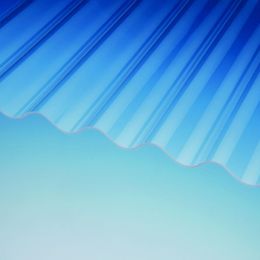 thyssenkrupp Plexiglas Resist Wellplatte 76/18 Acrylglas glatt transparent, 5000 mm