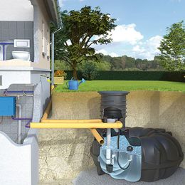 Rewatec NEO McRain Hausanlage Zisterne Regenwassertank, 7100 l