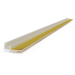 BENZ PROFESSIONAL PVC Anputzleiste mit Schutzlippe, bis 9 mm Putzdicke, 30 St&uuml;ck