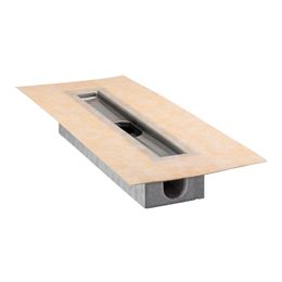 Schl&uuml;ter-KERDI-LINE H Duschrinne V4A Edelstahl, 1600 mm, DN 50
