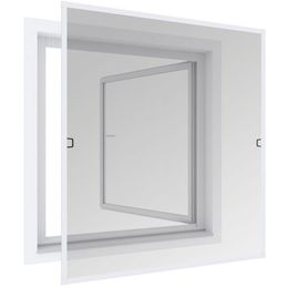 Windhager Insektenschutz Plus Fliegengitter Ultra Flat Wei&szlig;, 100x120 cm