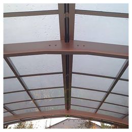 XIMAX Aluminium Carport Portoforte M Schwarz Unterstand, 100 kg/m&sup2;, 4954 mm,5423 mm
