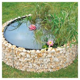 bellissa Gabionen Hochteich Gartenteich, 146x40 cm
