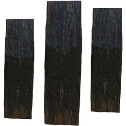 GSH Sichtschutz Schiefer Platten Nero Sichtschutz Stele, 2,50x0,25 m