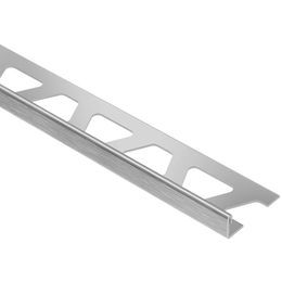Schl&uuml;ter-SCHIENE EB Abschlussprofil Edelstahl geb&uuml;rstet, 12,5 mm, 2,5 m