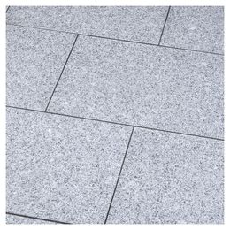 Seltra Natursteine Terrassenplatten BRAVO EXACTA+ satiniert Granit edelgrau, 60x40x3 cm