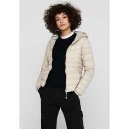 Only Damen Only &raquo;ONLTAHOE HOOD JACKET OTW NOOS&laquo; mit Kapuze Kunstfaser, perfekt f&uuml;r den &Uuml;bergang grau XXS