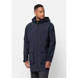 Jack Wolfskin Herren Parka &raquo;NORDEN PORT PARKA M&laquo; mit Kapuze blau XXL (58)