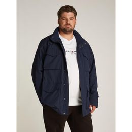 Tommy Hilfiger Big & Tall Tommy Hilfiger Big & Tall Damen Allwetterjacke &raquo;BT-LW PACKABLE FIELD JACKET-B&laquo; in Gro&szlig;en Gr&ouml;&szlig;en, Logostickerei blau XXL
