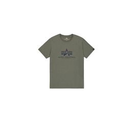 Alpha Industries Damen T-Shirt &raquo;Basic T-Shirt BL Rainbow Ref.&laquo; gr&uuml;n S