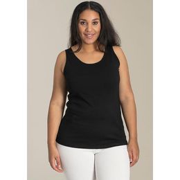 Sandgaard Damen SANDGAARD Tanktop mit klassischem Basic-Look schwarz 46