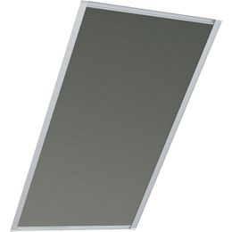 Roto Faltstore Linien-grau F82, 89,2x140 cm (8/14), 735 SR,Manuell,Roto,wei&szlig;e Schiene