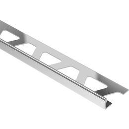 Schl&uuml;ter-SCHIENE E Abschlussprofil Edelstahl, 11 mm, 3 m
