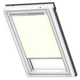 Velux Sichtschutzrollo Uni Beige 1086, 634, GGL,Haltekrallen,Manuell,Velux