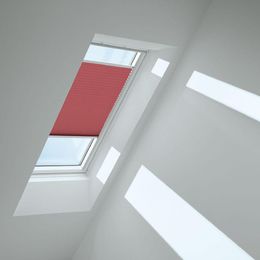 Velux Plissee Weinrot 1279, SK06, Aluminiumschiene,Elektro,GGU,Velux