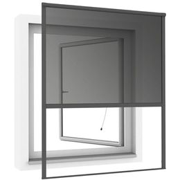 Windhager Insektenschutz COOL Einh&auml;ngerollo Anthrazit, 130x160 cm