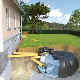 Rewatec NEO Basic Gartenanlage Zisterne, 3000 l