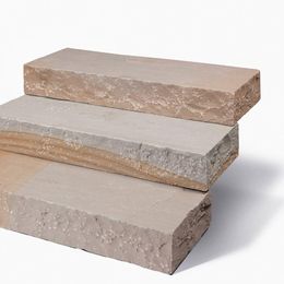 Seltra Natursteine Blockstufen BOLERO Sandstein beige-sand-grau-braun, 15x35x80 cm