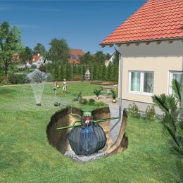 Graf Carat Garten-Jet Regenwassernutzungsanlage, 3750 L, befahrbar PKW