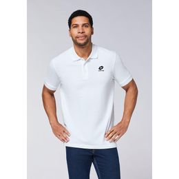 Lotto Herren Lotto Poloshirt - in hochwertiger Baumwoll-Piqu&eacute; Qualit&auml;t wei&szlig; M (48/50)